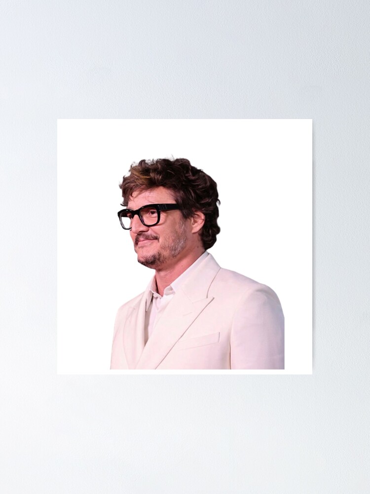 Pedro Pascal Adorable Poster For Sale By Munizart Redbubble