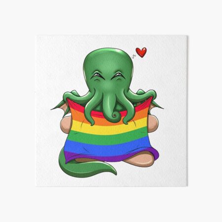 "Cthulhu pride flag" Art Board Print by MrsKittythulhu | Redbubble