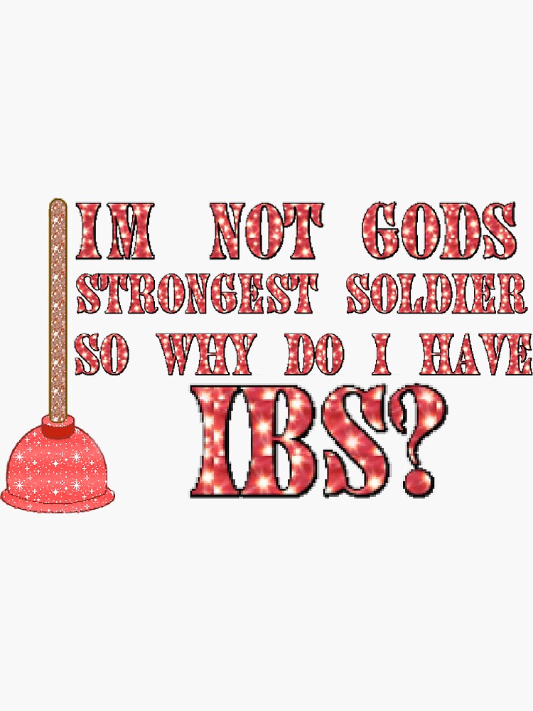 "IBS" Sticker by Y2kKitschQueen | Redbubble