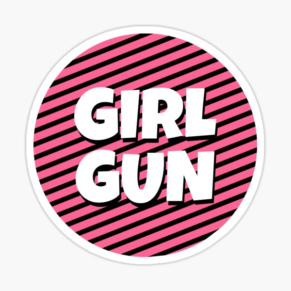 "Girl Gun" Sticker by InnaQueen | Redbubble