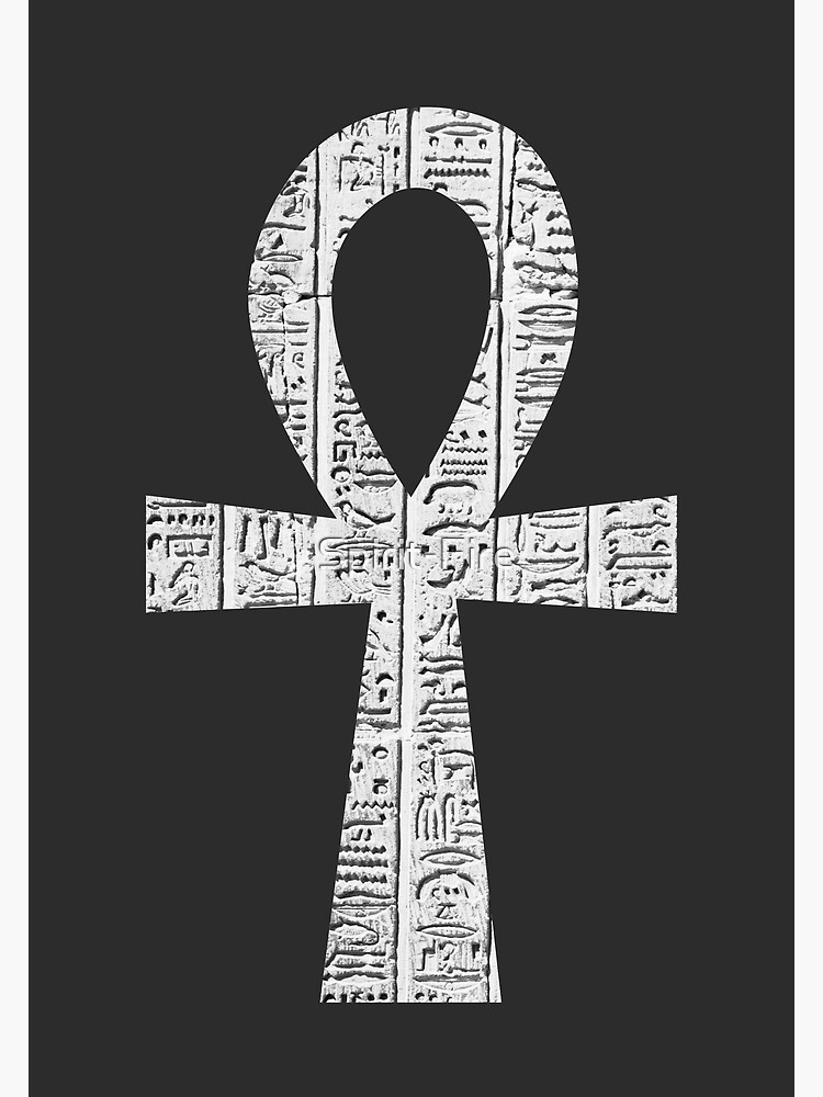 Lámina fotográfica «Símbolo de Ankh | Símbolo egipcio antiguo de Ankh ...