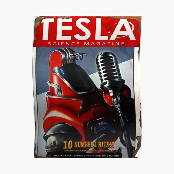 "Fallout Tesla Science Comic " Poster for Sale by Fallout76ers | Redbubble