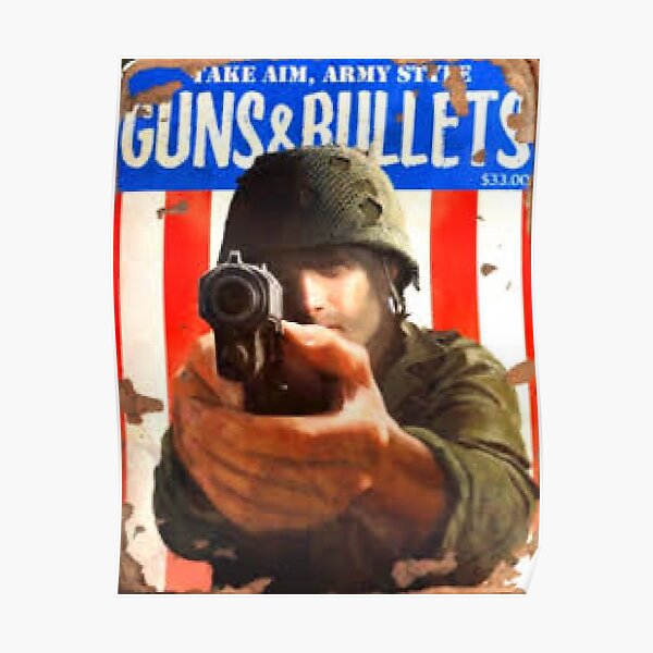 "Fallout Guns And Bullets Army Comic " Poster by Fallout76ers | Redbubble