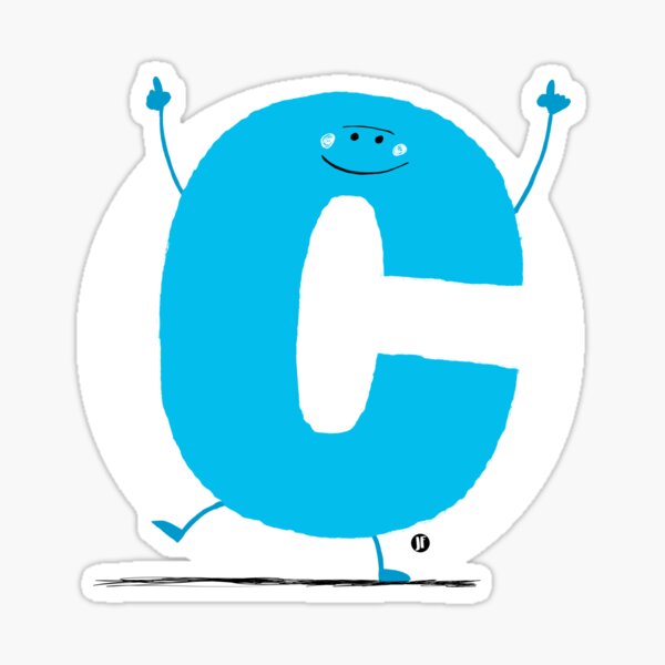 "Letter C - Cute Alphabet - Name Begins With C" Sticker for Sale by ...