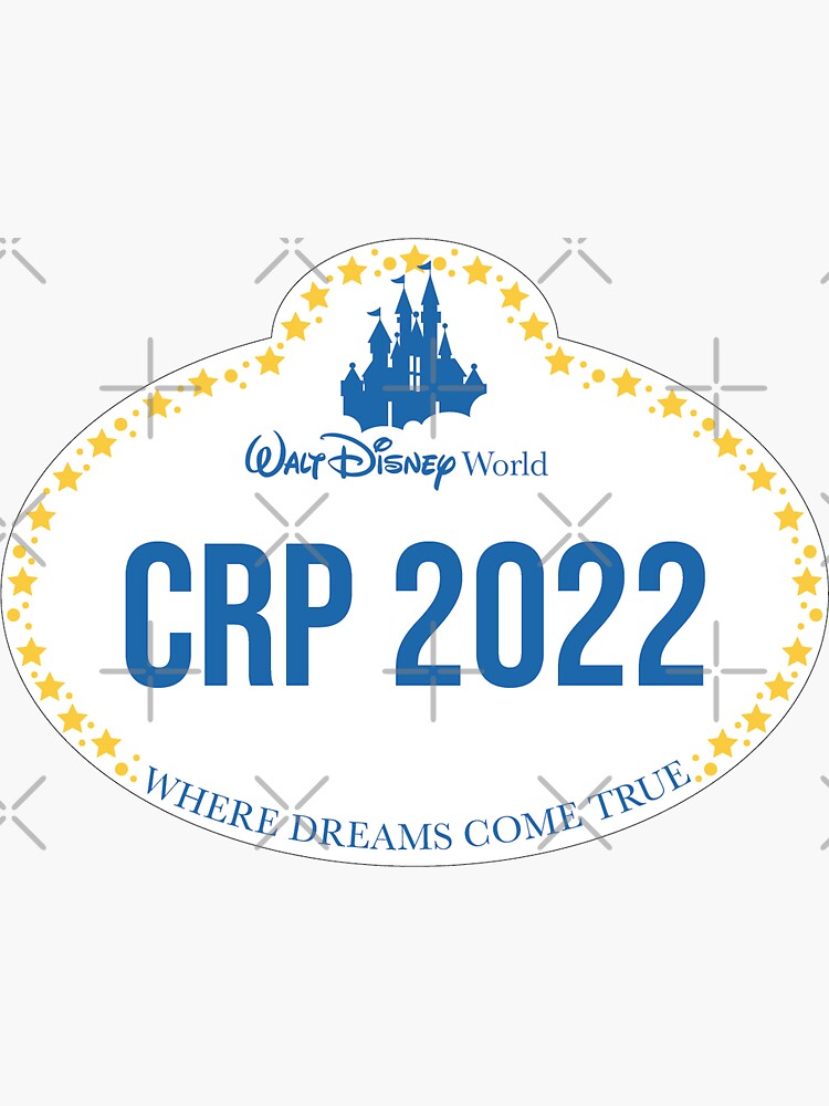 "CRP 2022 Nametag Sticker" Sticker by oliviakays | Redbubble