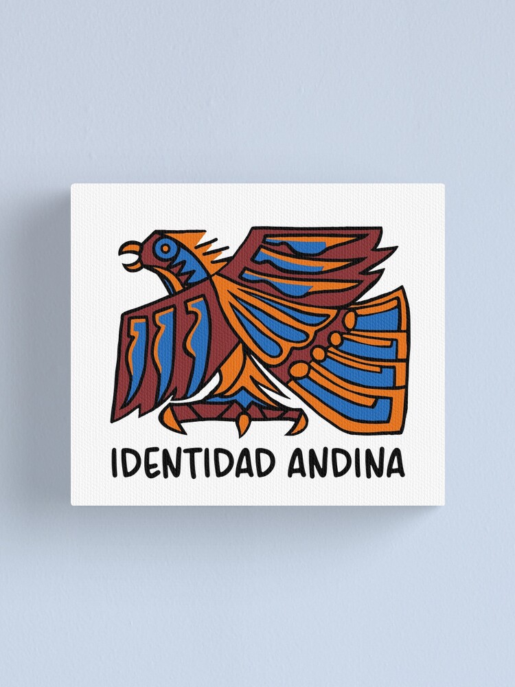 "Identidad Andina Inca Condor Indigenous Design" Canvas Print for Sale ...