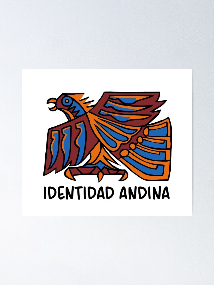 "Identidad Andina Inca Condor Indigenous Design" Poster for Sale by ...