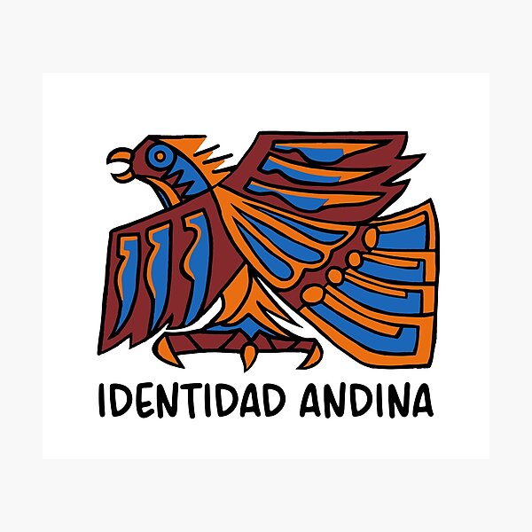 Lámina fotográfica «Identidad Andina Inca Cóndor Diseño Indígena» de ...