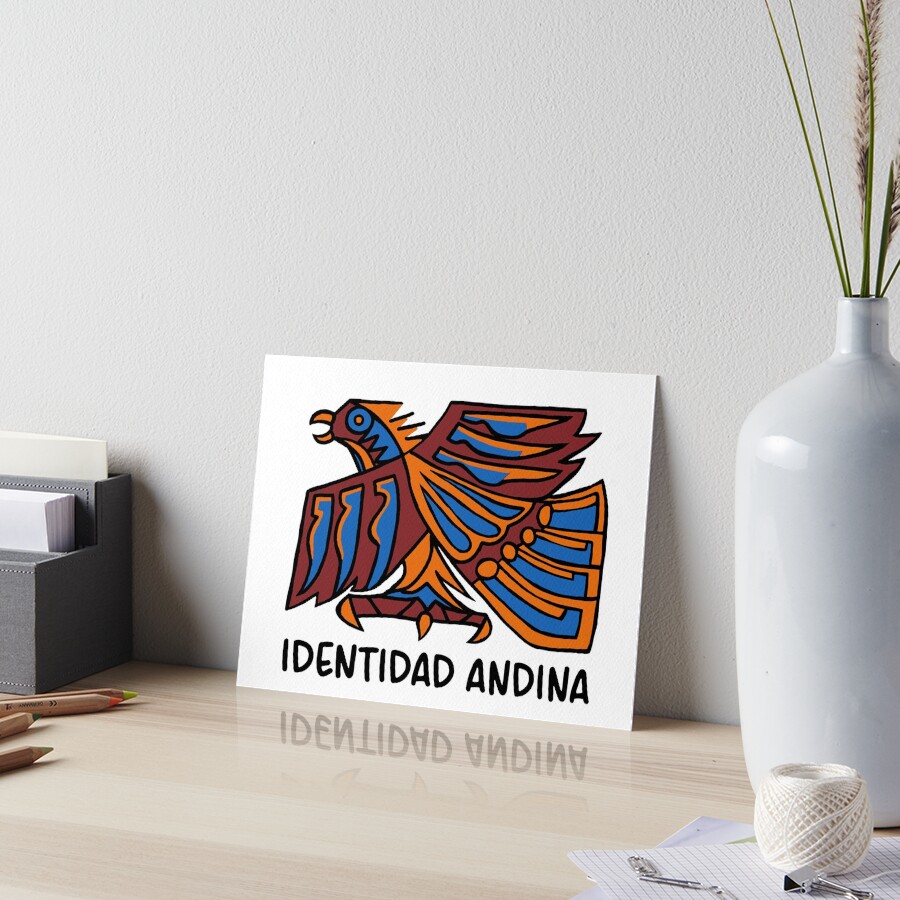 "Identidad Andina Inca Condor Indigenous Design" Art Board Print for ...