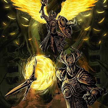 "Elden Ring Crucible Knight Duo" Poster for Sale by DePietro-Draws ...