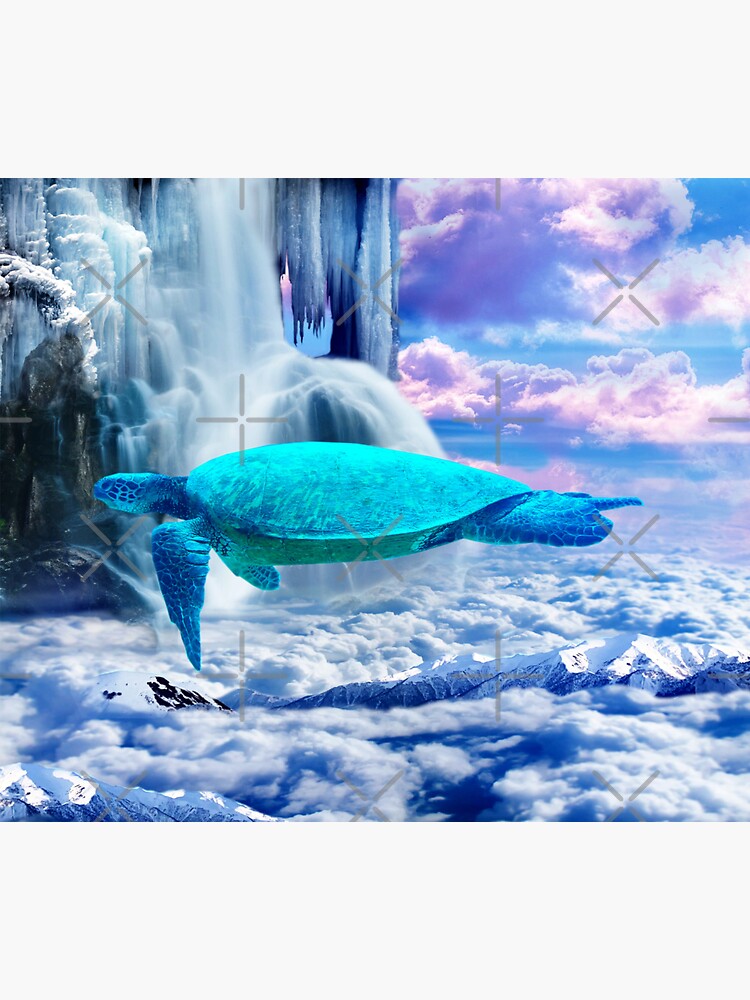 "Skyturtle" Sticker by ShinryuuArt | Redbubble