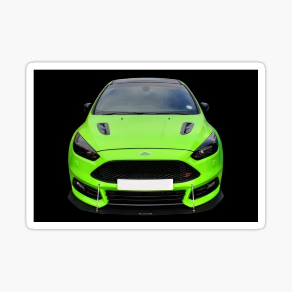 "Green Focus ST" Sticker by ViczS | Redbubble