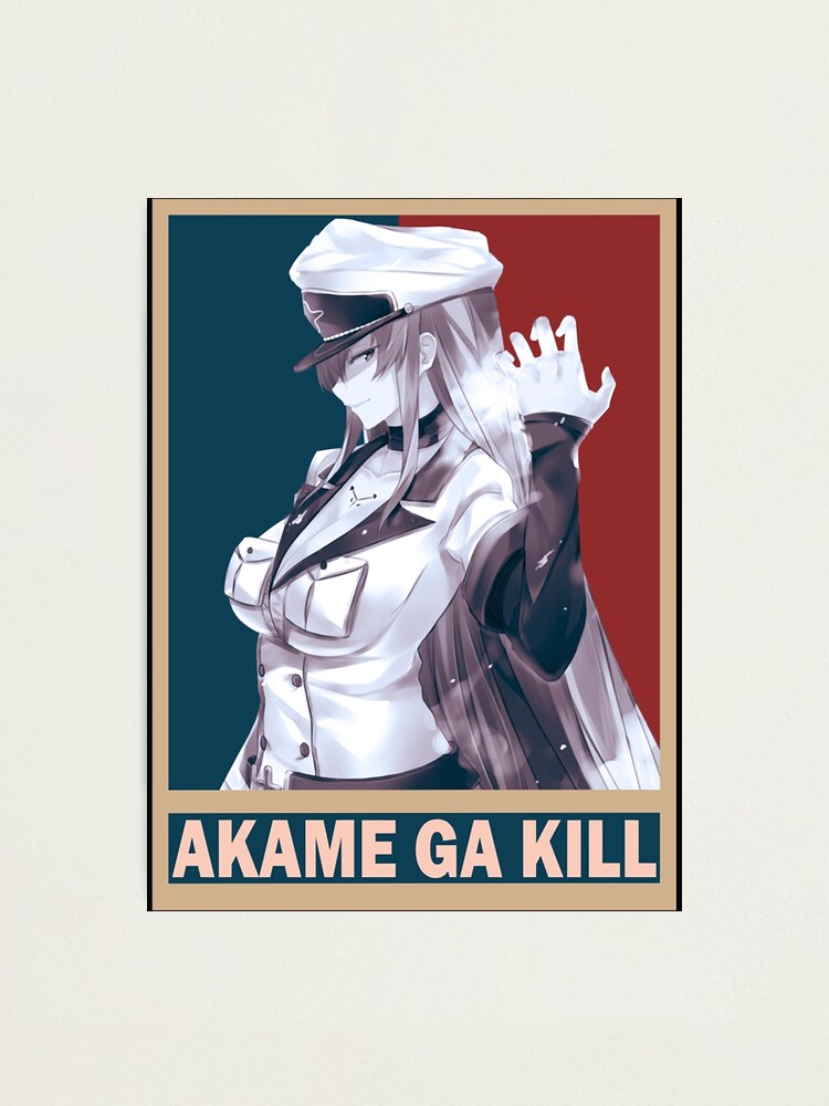 "General Esdeath Akame ga Kill Akame ga Kiru Vintage Vector Anime ...