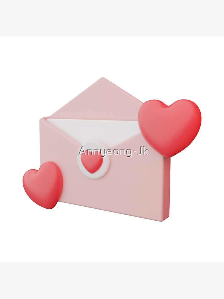 "Aesthetic envelope sticker" Poster for Sale by Annyeong-Jk | Redbubble