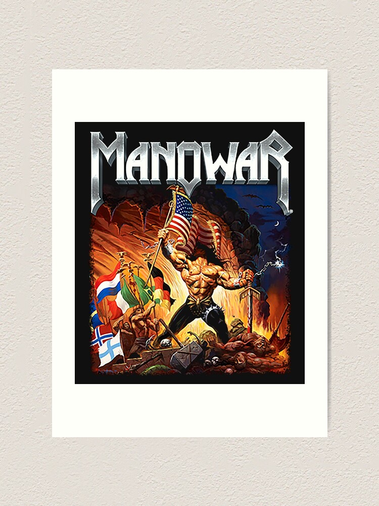 "new,manowar logo" Art Print for Sale by jtejadag4 | Redbubble