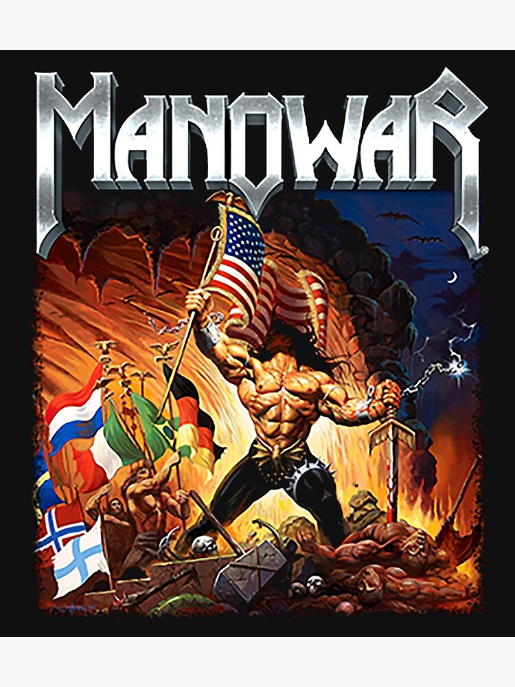 "new,manowar logo" Poster for Sale by jtejadag4 | Redbubble