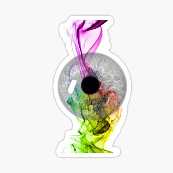 "Vivid Projection " Sticker for Sale by rzstarseed | Redbubble