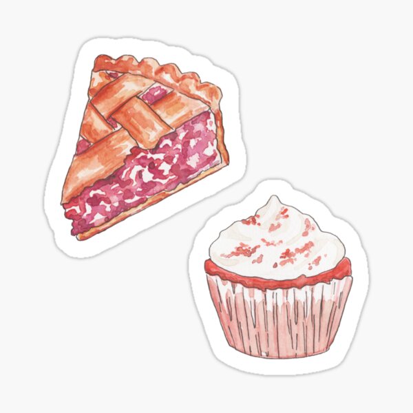 "3D Cake Sticker Pack" Sticker by Annyeong-Jk | Redbubble