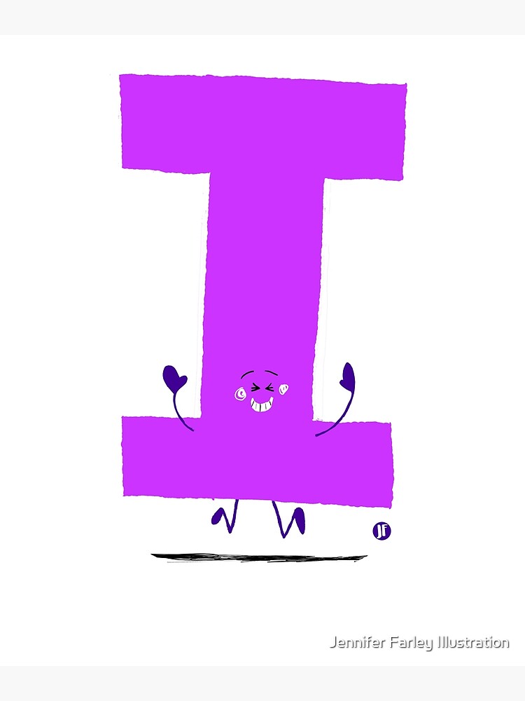 "Letter I - Cute Alphabet - Name Begins With I" Poster for Sale by ...