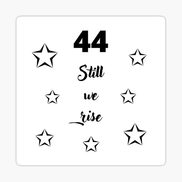 "Lewis Hamilton "Still we rise"" Sticker by Ludycci | Redbubble