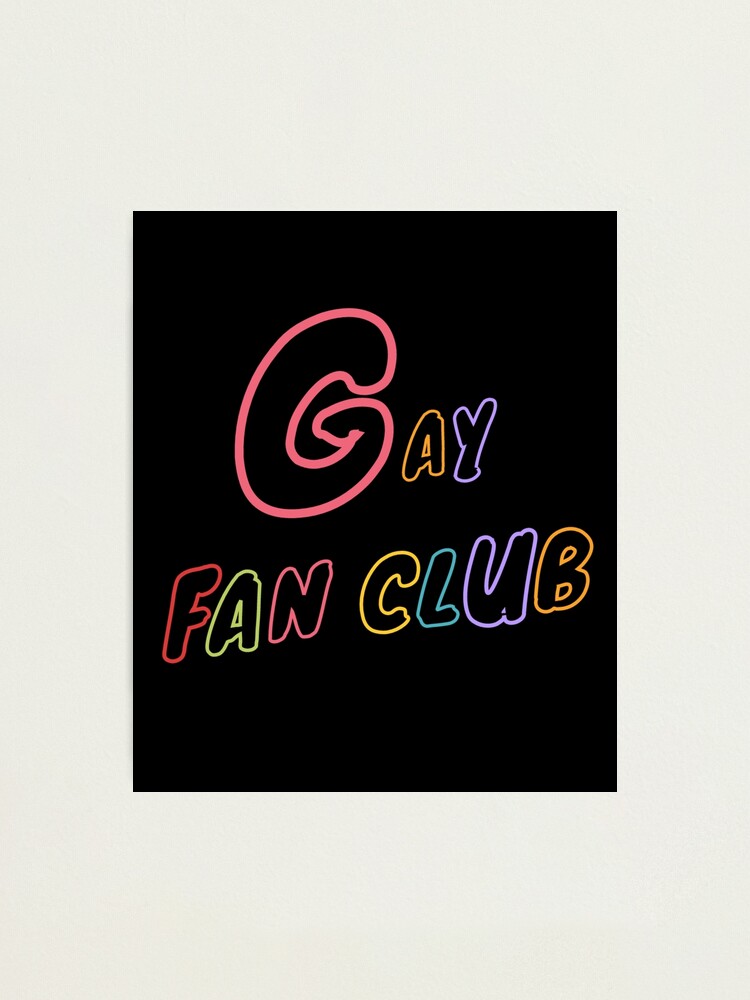 " *VINTAGE GAY FAN CLUB, GAY FAN CLUB 22,LGBTQ FAN CLUB, ALLY 22,GAY ...