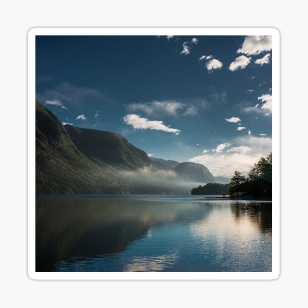 "Panoramic Mountain View" Sticker for Sale by NoSpecialShop | Redbubble