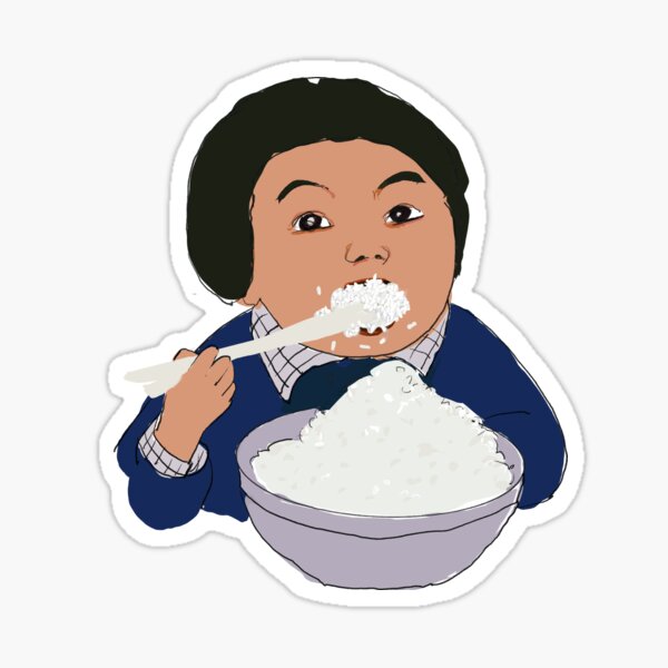 "Child Eating" Sticker by DojoD | Redbubble