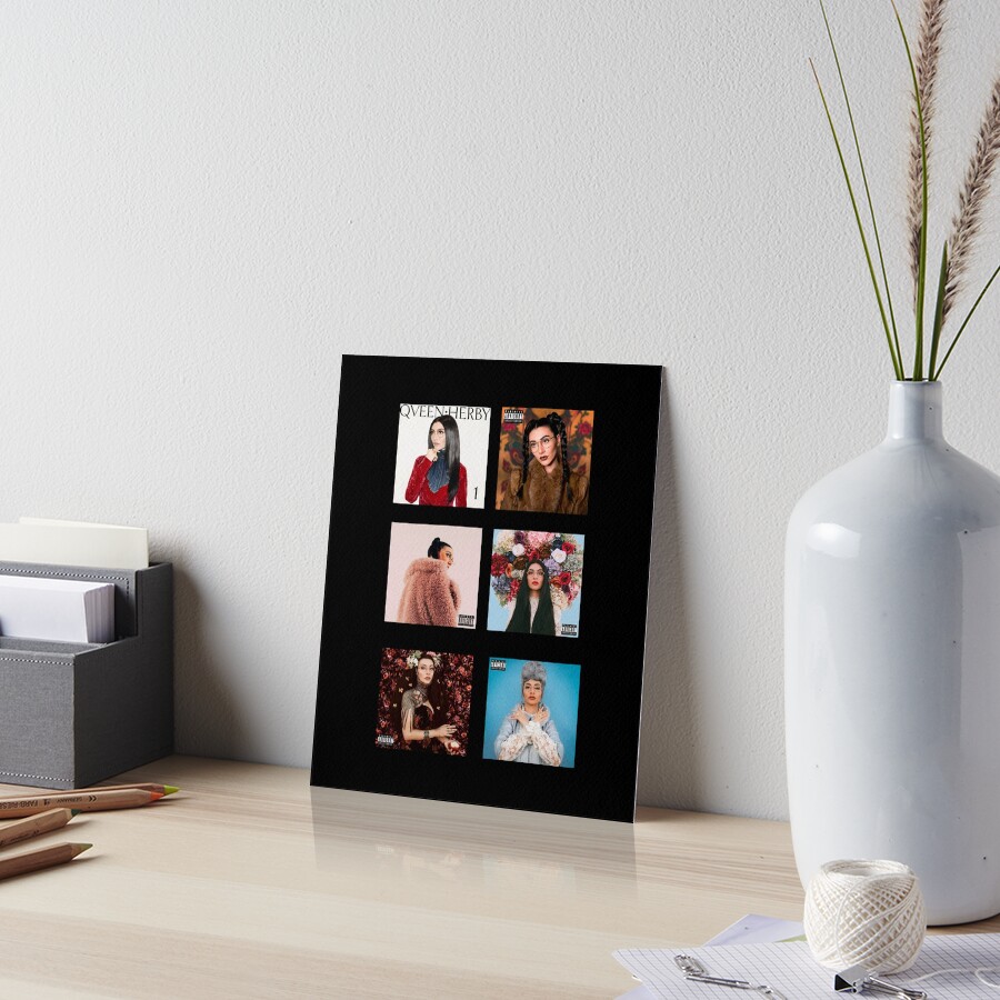 Qveen Herby Album Cover Pt 1 Sticker Art Board Print By Gilbertbau Redbubble