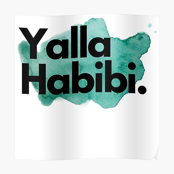 "Habibi" Poster for Sale by Alutkowo | Redbubble