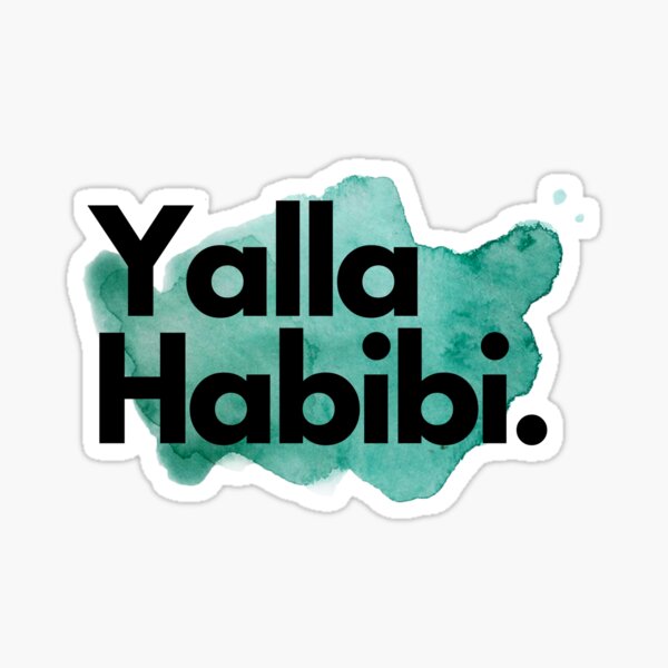 "Habibi" Sticker by Alutkowo | Redbubble