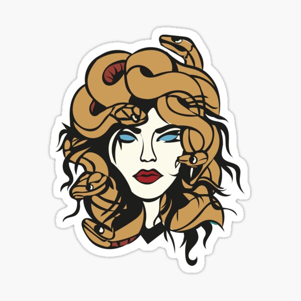 "Medusa" Sticker by Artseir | Redbubble