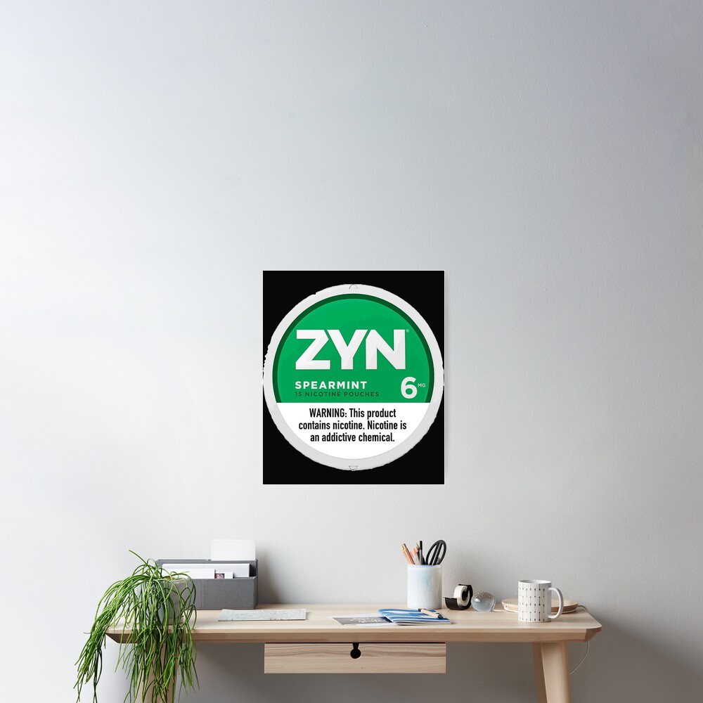 "Zyn" Poster for Sale by raquelwiggins | Redbubble