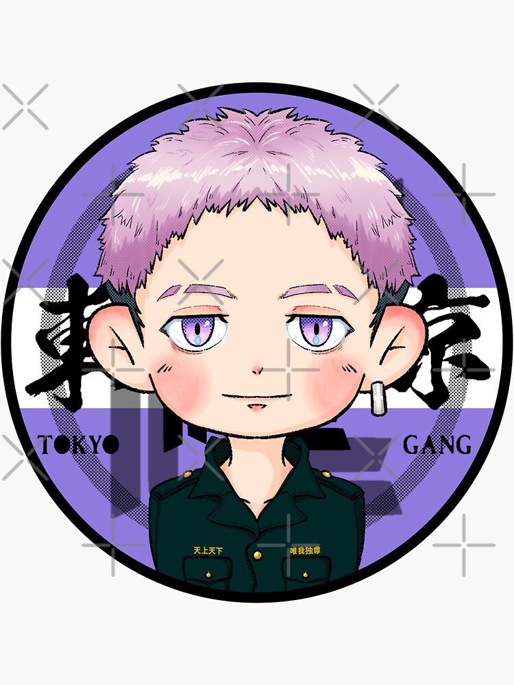 "Chibi Tokyo Revengers Logo Mitsuya / Takashi Mitsuya" Sticker by ejii ...