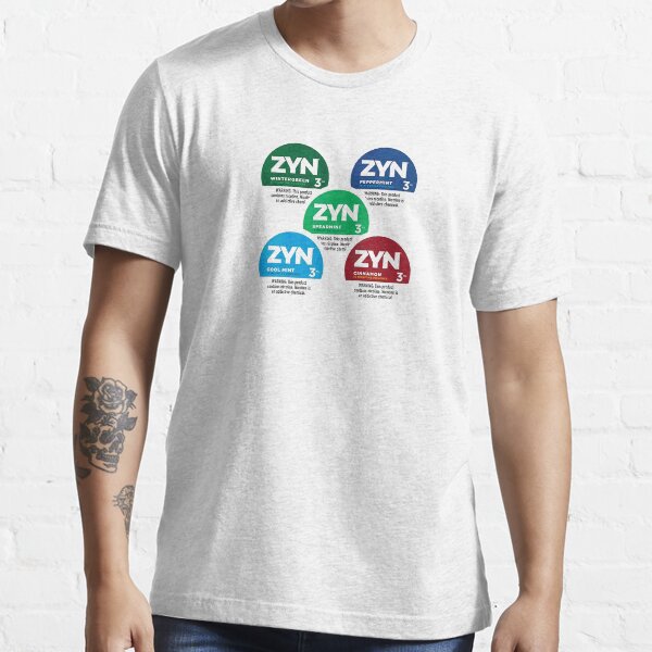 "Zyn" T-shirt for Sale by lenamarcuss | Redbubble | zyn t-shirts ...