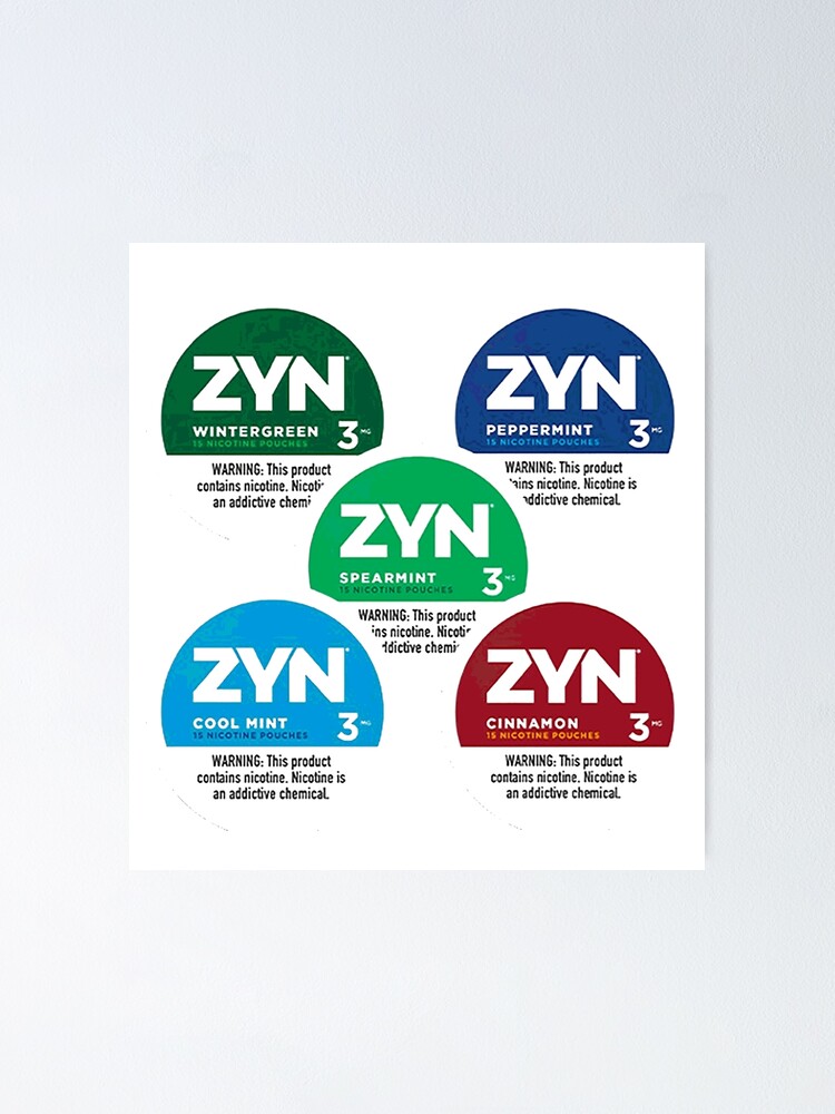"Zyn" Poster for Sale by lenamarcuss | Redbubble