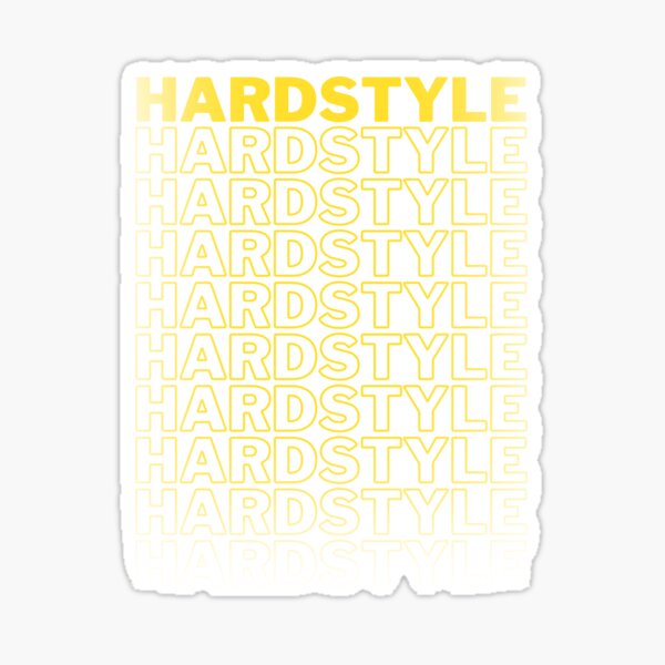 "Hardstyle" Sticker by Hardstyledesign | Redbubble