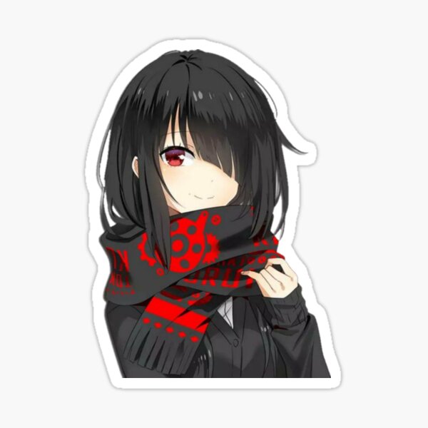 "Anime Kurumi" Sticker by AniePieArt | Redbubble