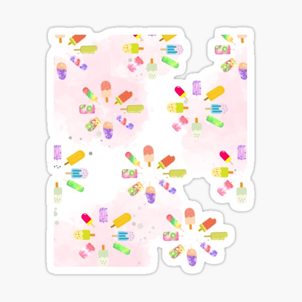 "Popsicle love | Ice cream love | Summer time" Sticker by ...