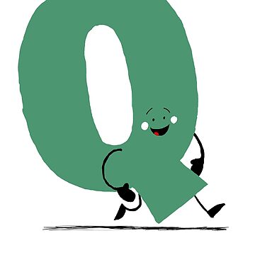 "Letter Q - Cute Alphabet - Name Begins With Q" Poster for Sale by ...