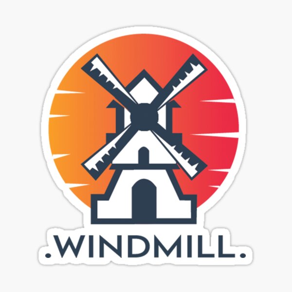 "Windmill" Sticker by Taisirzoom | Redbubble