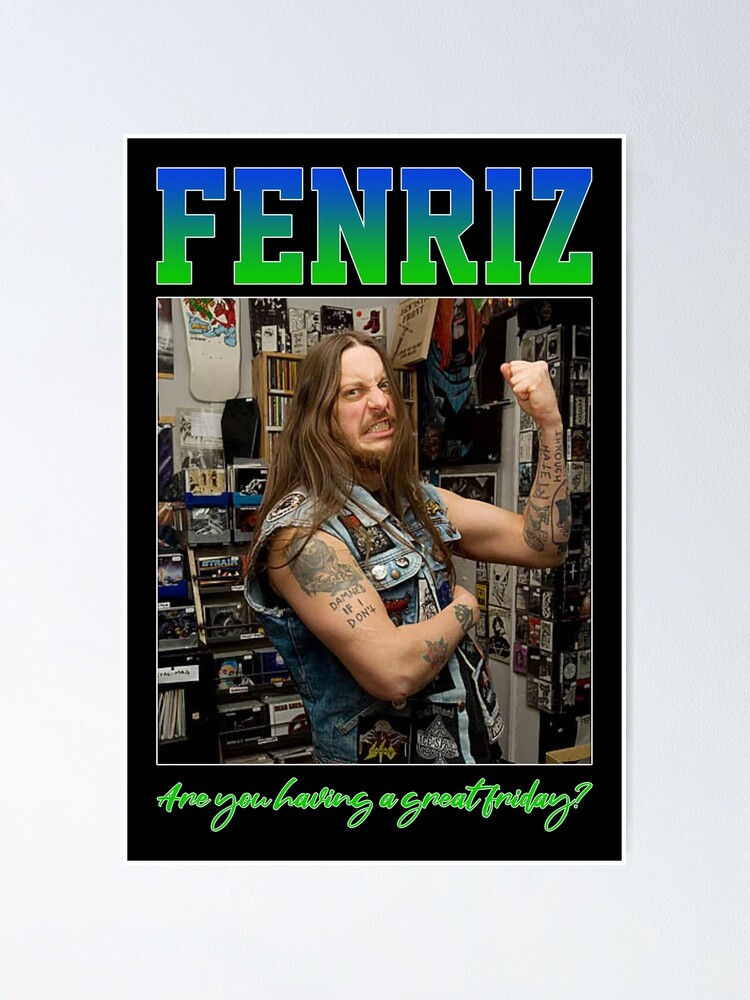 "Fenriz Darkthrone Homage Tribute" Poster for Sale by TamtamTown ...