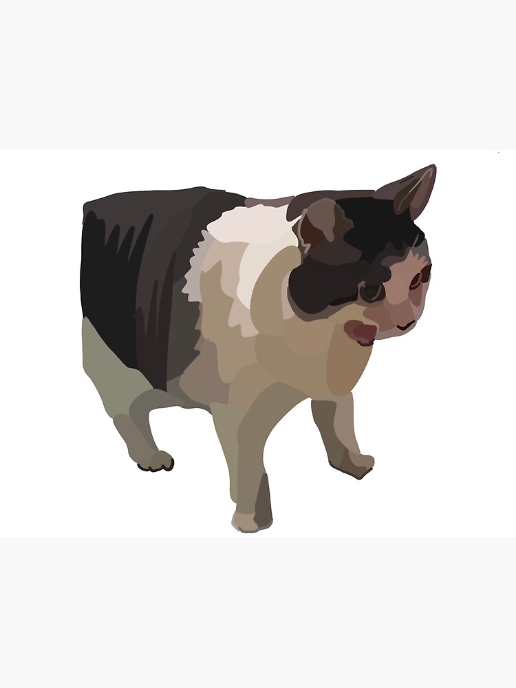 "screaming cat" Sticker by Yeobart | Redbubble