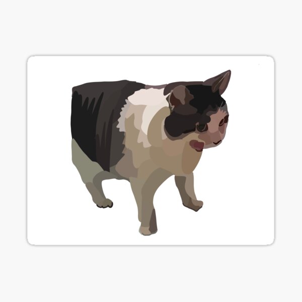 "screaming cat" Sticker by Yeobart | Redbubble