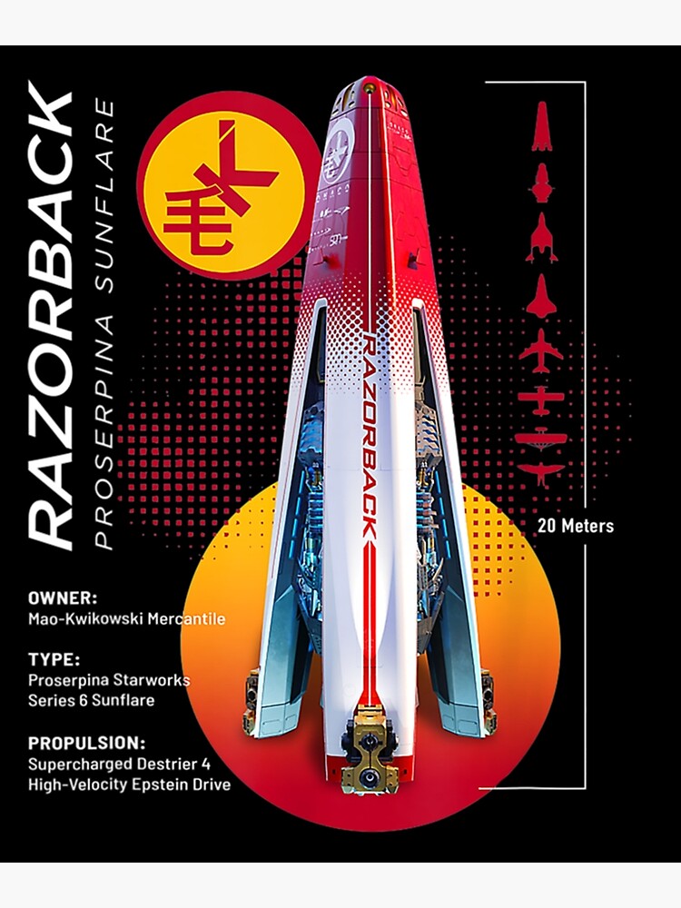 "The Expanse Razorback Ship" Photographic Print for Sale by ...