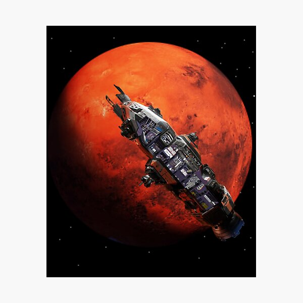 Lámina fotográfica «The Expanse Rocinante Ship space mars planet ropa ...