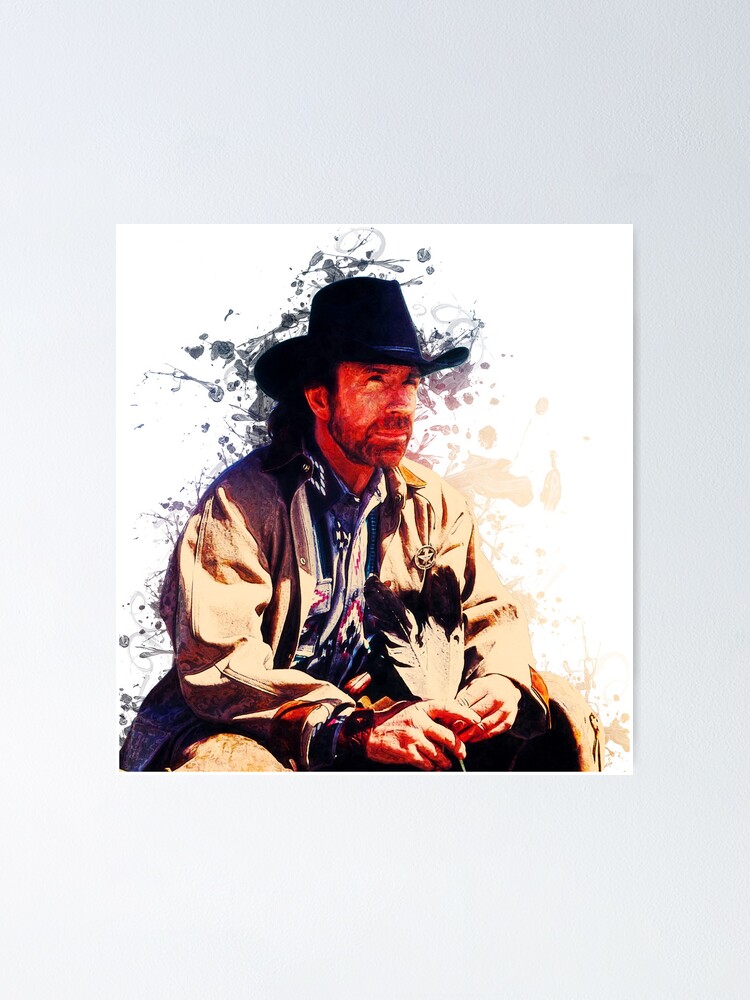 "Chuck Norris Sketch" Poster by nequl26 | Redbubble