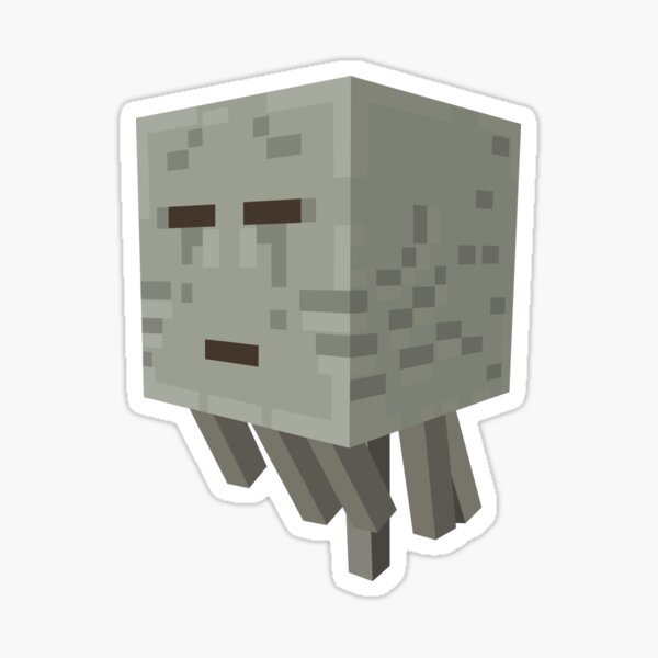 " Ghast. Minecraft." Sticker by Elenskyy | Redbubble