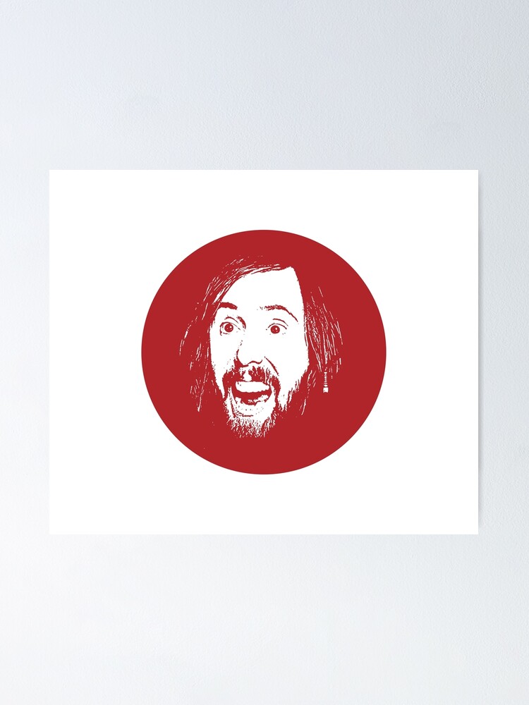 "Asmongold Red FanArt" Poster for Sale by DanLopesMerch | Redbubble