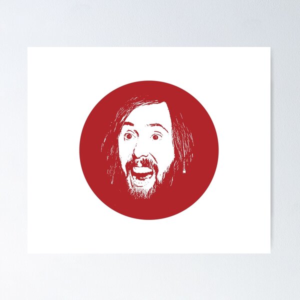 "Asmongold Red FanArt" Poster for Sale by DanLopesMerch | Redbubble