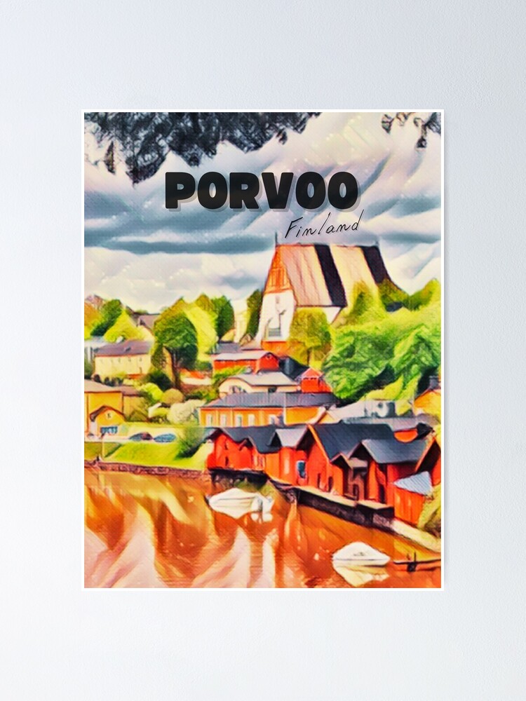 "Porvoo city Uusimaa region of FINLAND | Illustration Drawing Freestyle ...